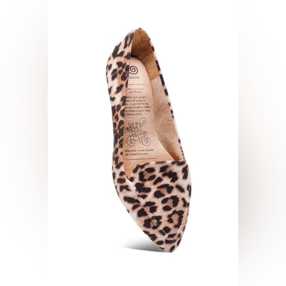 Rollasole | Shoes | New Rollasole Into The Wild Leopard Flat Shoe ...